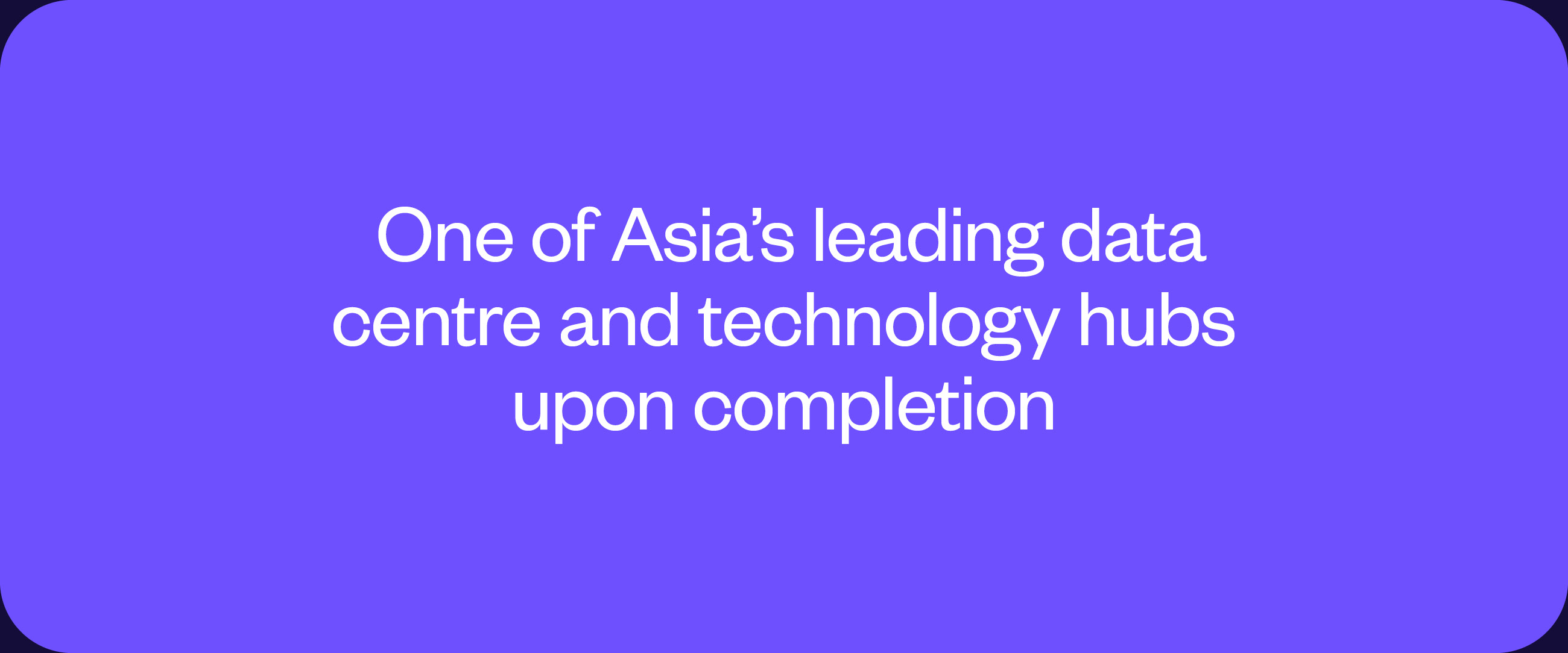 Data centre property development